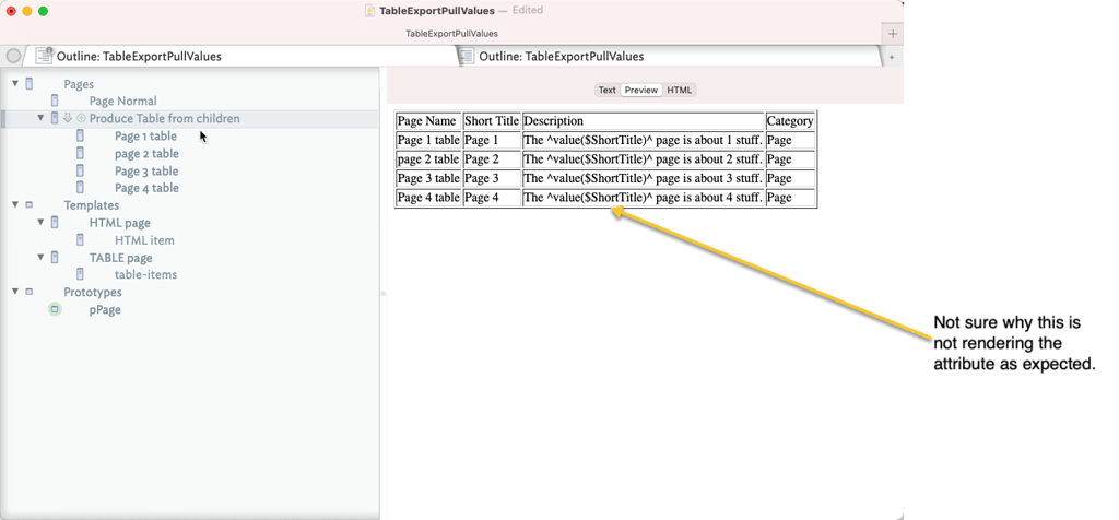 Export Code Is Not Pulling In The Value Into My Table Template Agents Actions And Automation